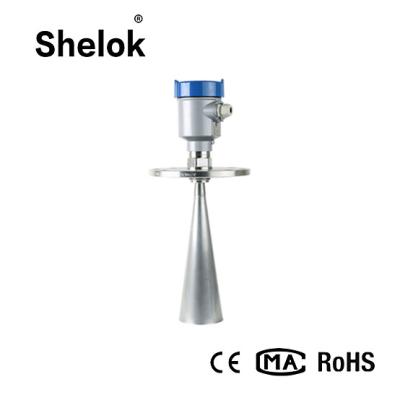 China 26G high precision  4-20mA 0-30m Hart radar silo liquid water tank level meter for sale
