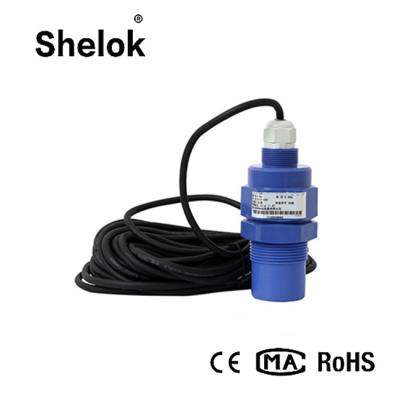 China LED 40 KHz 0.3%FS ultrasonic  DC12V pool water sewage fuel level meter for sale