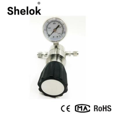 China High pressure one stage water 316SS Back  pressure regulating valve for sale