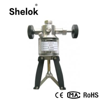 China High pressure hydraulic  0-60Mpa oil hand pump pressure tester calibration machine for sale
