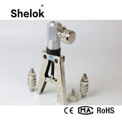 China Portable handheld -0.088~0MPa air oil pressure calibrator hydraulic pressure gauge calibration machine for sale