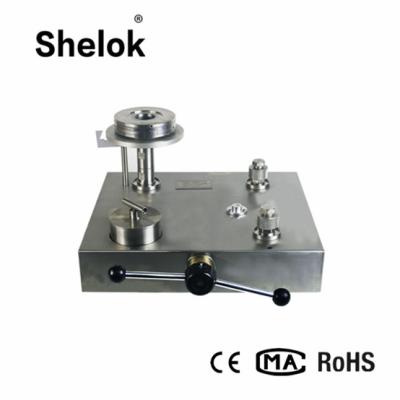 China High precision oil piston dead weight tester for digital pressure gauge 24VDC for sale
