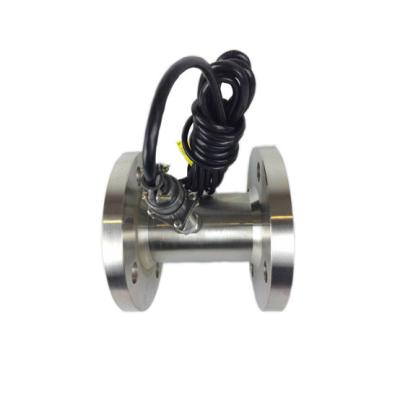 China 4-20ma output water 3 inch pipe hydraulic turbine flow meter without display for sale