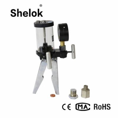 China 25MPa Hydraulic pressure testing hand pump pressure calibrator for sale
