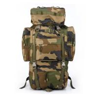 China 65L Outdoor Tactical Gear Backpack Shoulders Waterproof With Polyester for sale