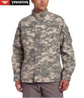 China Anti UV Army Camouflage Clothes With Zigzag Stitched Mandarin Collar for sale