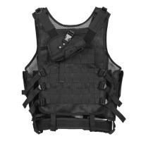 China Black Nylon Armor Tactical Gear Vests Bulletproof with Breathable for sale