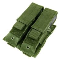 China Tactical Double Pistol Mag Pouch 2 Pistol Mags With Hook Loop Flap for sale