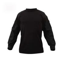China Digital Woodland Tactical Combat Shirt Breathable Polyester Fabric for sale