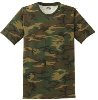 China Customized Army Camouflage Uniform , Outdoor Fitness Camouflage T Shirts for sale