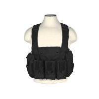 China Bullet Proof Tactical Gear Vest Chest Rig Black Lightweight For Hunting for sale
