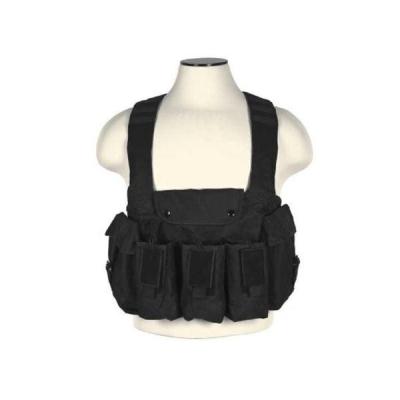 China Bullet Proof Tactical Gear Vest Chest Rig Black Lightweight For Hunting for sale