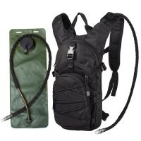 China Black Runner Tactical Hydration Pack Molle Waterproof With 3.0 L for sale