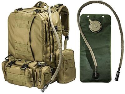 China 2.5L Tactical Hydration Backpack Hydration Water Bladder With 3 Molle Bags for sale