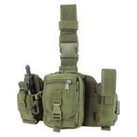 China Flashlight Molle Magazine Pouches / Triple Magazine Pouch Leg Rig for sale