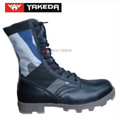 China Military Sport Tactical Combat Boots Anti - Static Genuine Leather for sale