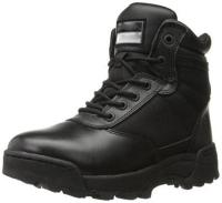 China Black Military Tactical Boots Classic 6 Inch Side - Zip Comfortable for sale