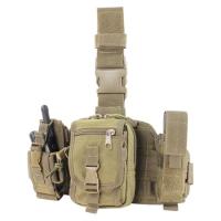China Flashlight Molle Magazine Pouches / Triple Magazine Pouch Leg Rig for sale