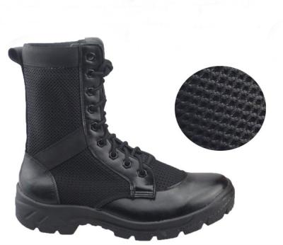 China Breathable Mesh Leather Military Tactical Boots For Training Special Forces for sale