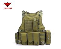China Comfortable Military Bulletproof Vest , Molle Airsoft Paintball Plate Carrier for sale