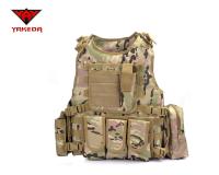 China Comfortable Military Bulletproof Vest , Molle Airsoft Paintball Plate Carrier for sale