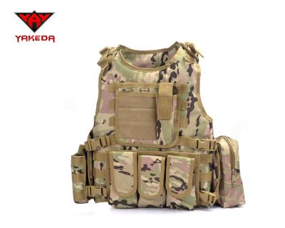 China Comfortable Military Bulletproof Vest , Molle Airsoft Paintball Plate Carrier for sale