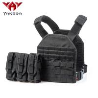 China Black 1000D nylon Adjustable Tactical Gear Vest For Combat Training for sale
