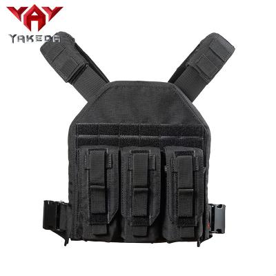 China Black 1000D nylon Adjustable Tactical Gear Vest For Combat Training for sale