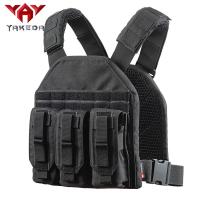 China Black 1000D nylon Adjustable Tactical Gear Vest For Combat Training for sale
