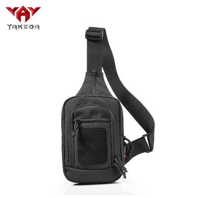 China Durable Black Nylon Tactical Sling Bag , Cross Body Gun Backpack for sale