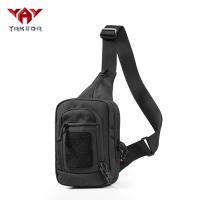 China Durable Black Nylon Tactical Sling Bag , Cross Body Gun Backpack for sale