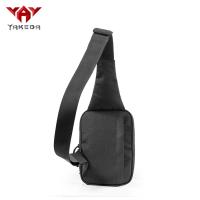 China Durable Black Nylon Tactical Sling Bag , Cross Body Gun Backpack for sale