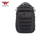 China Durable Outdoor Travel Black Tactical Day Pack Customized Logo 30L - 40L Capacity for sale
