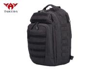 China Durable Outdoor Travel Black Tactical Day Pack Customized Logo 30L - 40L Capacity for sale