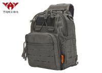 China Rainproof Laser Cut Outside Hiking Tactical Sling Bag PP Webbing Size 24*17*27.5CM for sale