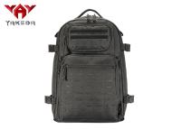 China Black Outdoor Adventure Backpack For Leisure Climbing / Hydration Camping for sale