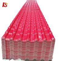 China Brick red Anti-Corrosion Spanish PVC Roof Tile for Residential Roofing for sale
