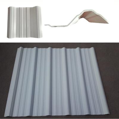 China Trapezoid PVC/UPVC Corrugated Roofing Sheet for Waterproof and Shockproof Protection in 1130mm 1360mm 1070mm 900mm Sizes for sale