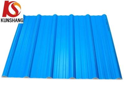 China Easy to Install PVC Corrugated Roof Tile Plastic Telha Trapezoidal UPVC Roofing Sheet for Industrial Plain and Durable for sale