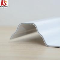 China Plastic Roofing Tile PVC Tejas 3 Layers Grey Roof Shingles Corrugated UPVC Roof Sheet 720mm Width for sale