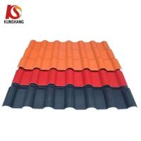 China 35.00cm * 30.00cm * 15.00cm Package Size Long Lifespan ASA UPVC Roofing Sheet Colonial Teja PVC Spanish Roofing Tile for sale