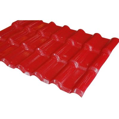 China Long Life Span Synthetic Spanish Resin Roof Tile 4 Layers ASA PVC Tejas Roofing Sheet Made of Other Chemical Materials for sale