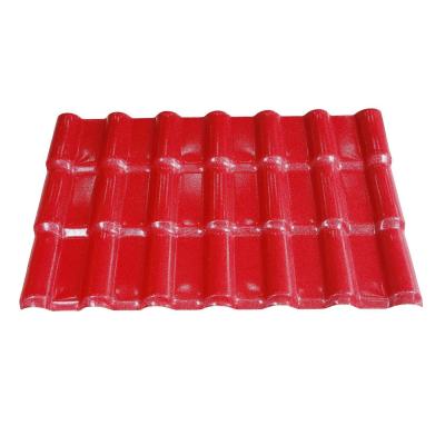 China 2.000kg Package Gross Weight 880mm UPVC Teja Espanola Spanish Roofing Sheet Color Coated PVC Synthetic Resin Roof Tiles for sale