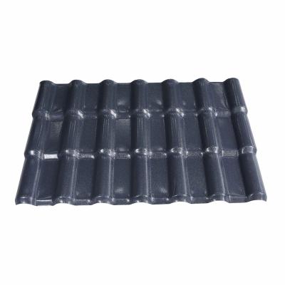 China 35.00cm * 30.00cm * 15.00cm Package Size Waterproof Fireproof Tejas PVC Roofing Sheet ASA Synthetic Resin Roof Tile for House for sale
