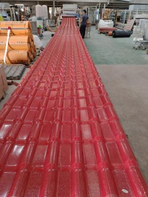 China Fire Protection PVC Tejas Corrugated Synthetic Resin Spanish Roof Tiles for Office Construction Projects B1 Grade for sale