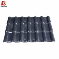 China Customized PVC Roofing Tile for Easily Assembled Synthetic Resin PVC Spanish Roof Tiles in Spanish Style for sale
