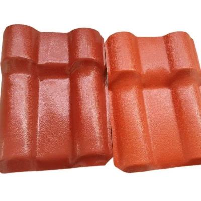 China Anti-UV ASA Resin Roof Tiles in 2.3-3.0MM Thickness for Shipping Waterproof and Excellent Appearance for sale