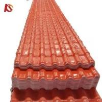 China Colonial Roofing Tile PVC Tejas Long Lifespan1050mm ASA Spanish Synthetic Resin Roof Tile with 15 Years Color Lasting for sale