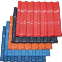 China Colorful Design Construction Materials Spanish Style ASA Coated PVC Spanish Roof Tile with 2.000kg Package Gross Weight for sale