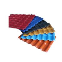 China Eco Friendly Synthetic Resin Roof Tile Plastic Spanish Style ASA PVC/UPVC Roofing Sheet Thickness 2.0mm Fire Protection B1 for sale